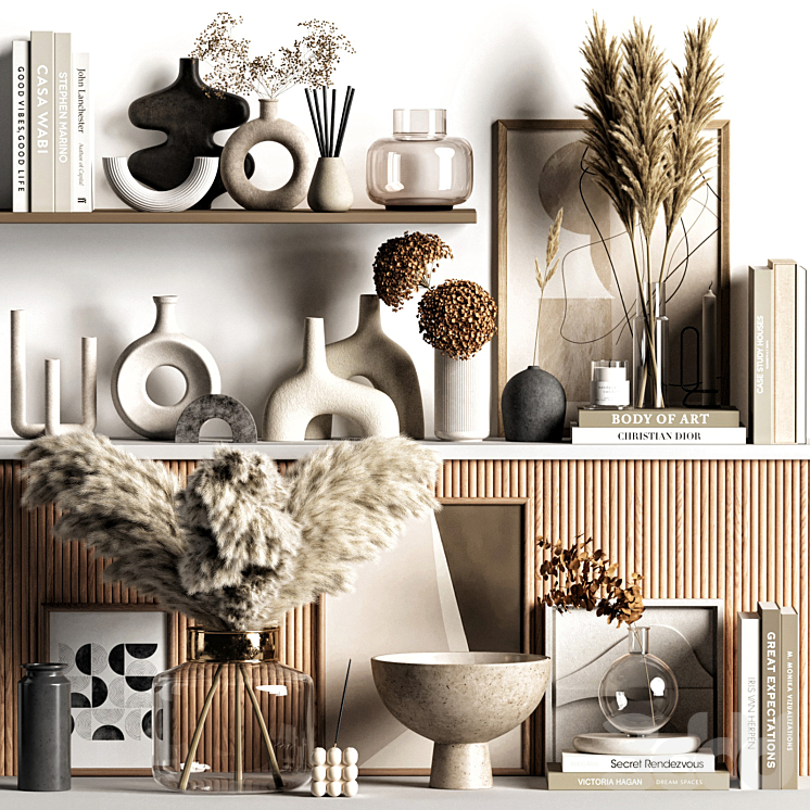 Decor Set 116 - Декоративный набор - 3D модель