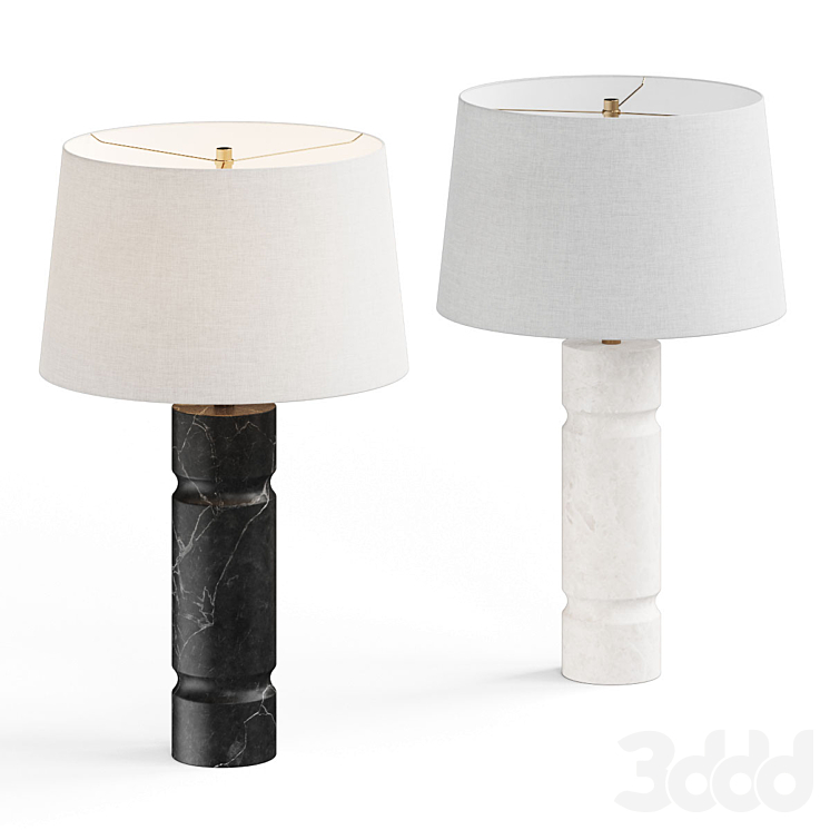 Arteriors Essential Lighting Angelina Table Lamp - Настольный - 3D модель