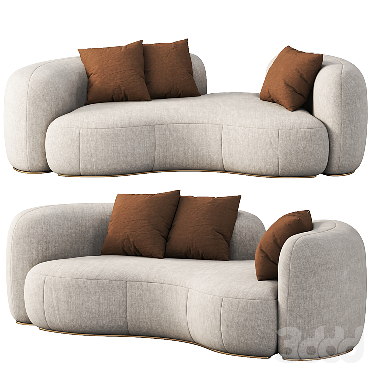 Tateyama Cloud sofa - Диваны - 3D модель