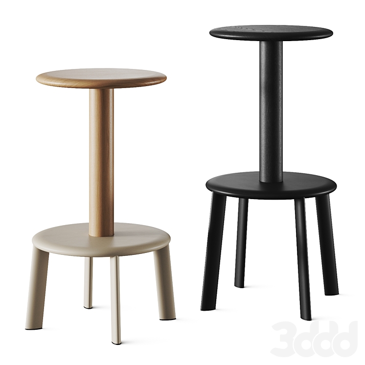 AndTradition Massif AV40 & AV39 Bar and Counter Stools - Стулья - 3D модель