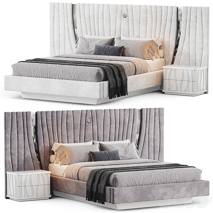 Nova Luxury Yatak Odası - Кровати - 3D модель