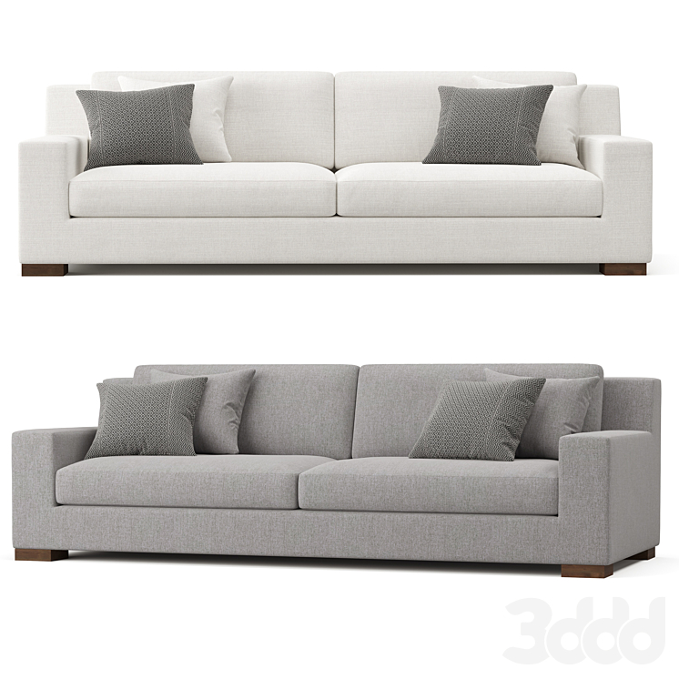 RH Modena Track Arm Sofa - Диваны - 3D модель