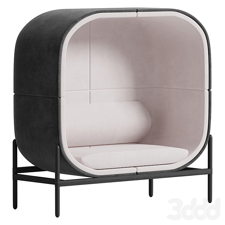 Fiberglass Capsule Lounge Chair - Кресла - 3D модель