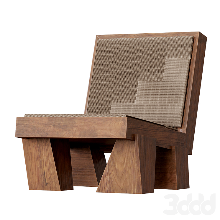 Block Lounge Chair - Кресла - 3D модель