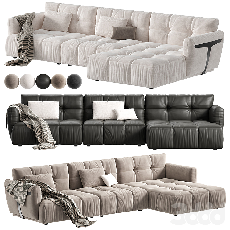 Herman sofa by natuzzi italia - Диваны - 3D модель