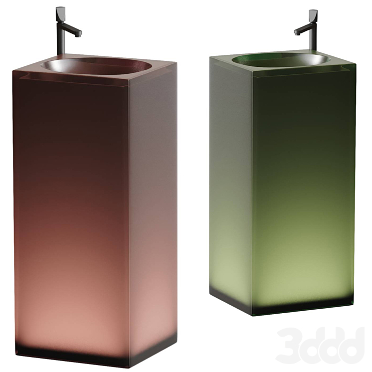 Astro Pedestal Sink LED - Умывальники - 3D модель