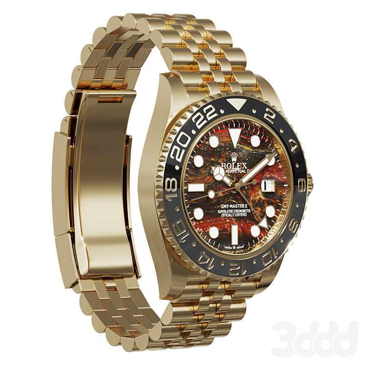 Rolex GMT-Master II tiger iron - Часы - 3D модель