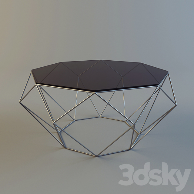 PROFI Precious coffee table - No.2 3D Max - 3DMAXTER
