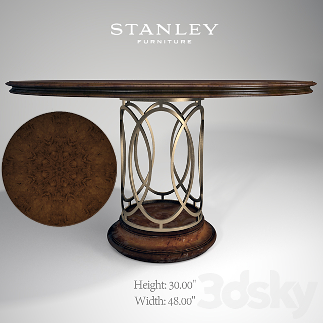 Stanley Avalon Heights table 3D Max - 3D Max Master