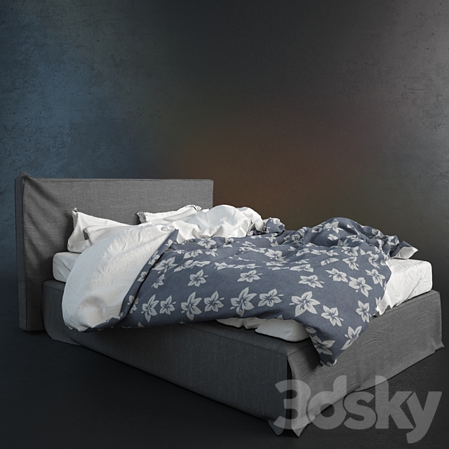 Crushed bed - No.2 3D Max - 3DMAXTER