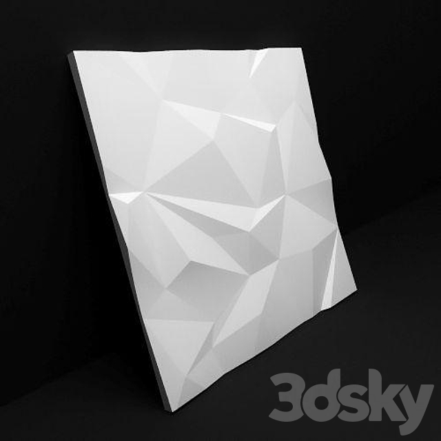 3D panel "Frost" - 3D panel - 3D Models