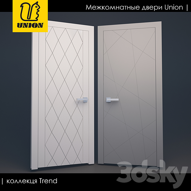 Interior doors Union 3D Max - 3DMAXTER