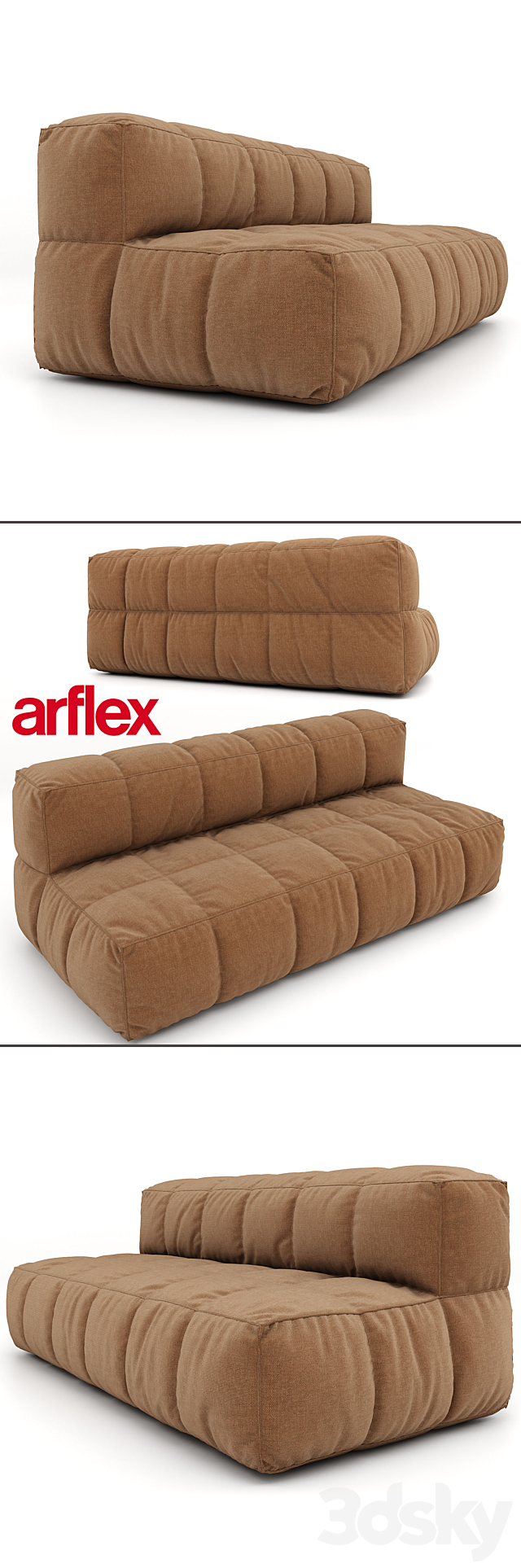 Arflex sofa 3D Max - 3DMAXTER