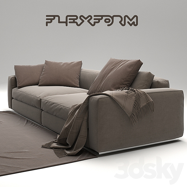 flexform sofa - No.2 3D Max - 3DMAXTER