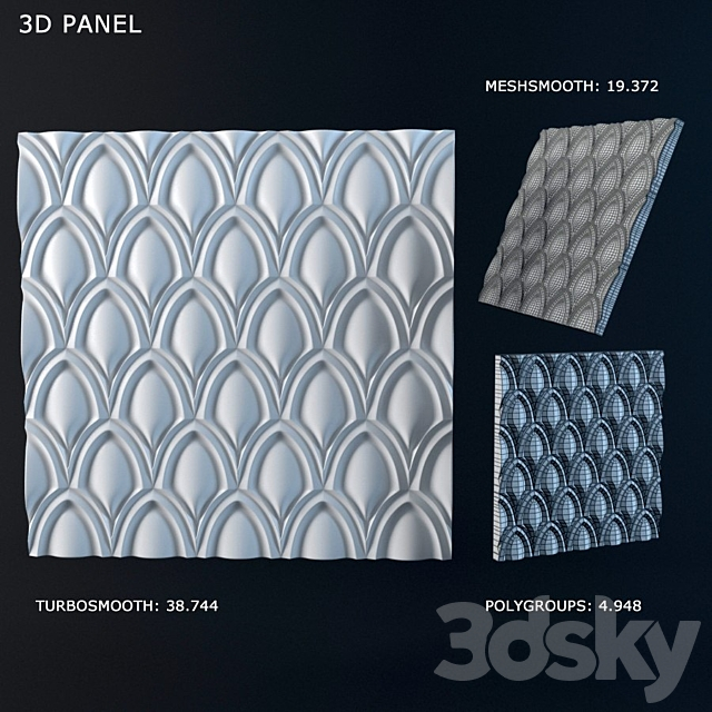 3d panel "Scales" - No.2 3D Max - 3DMAXTER