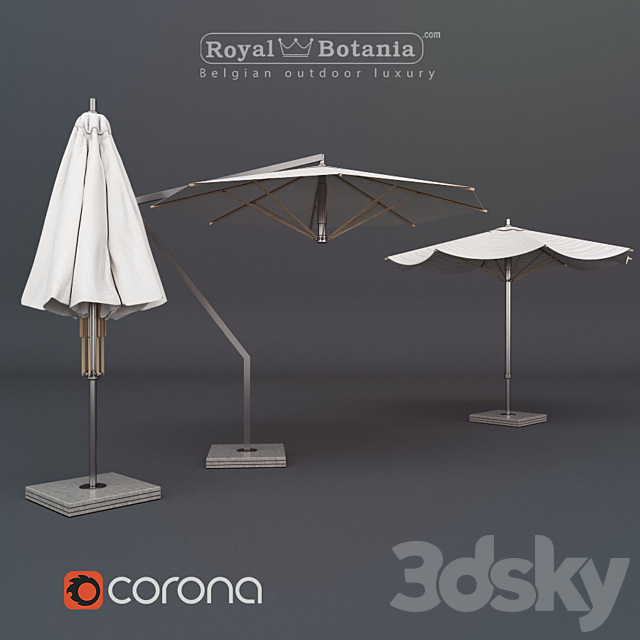 Royal Botania Umbrellas - Other - 3D Models