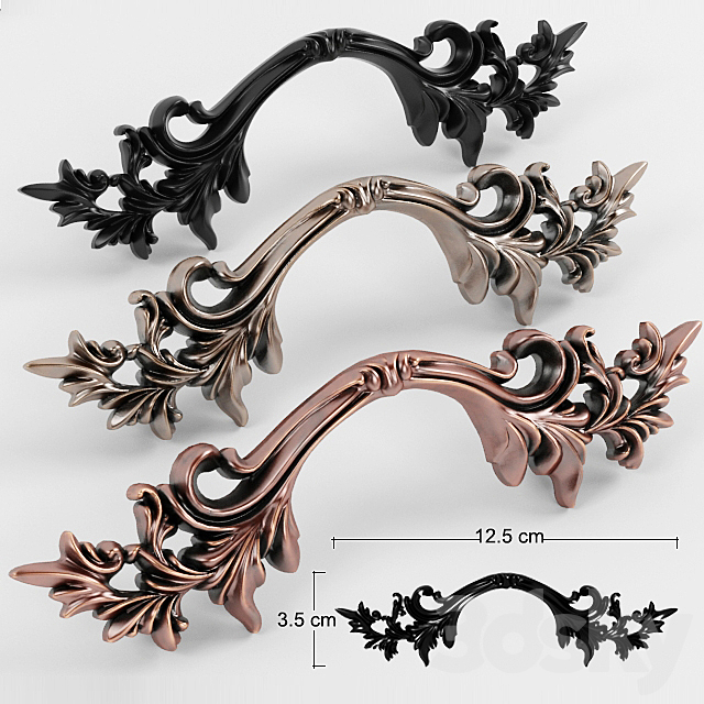 Classic Handle 001 3D Max - 3DMAXTER