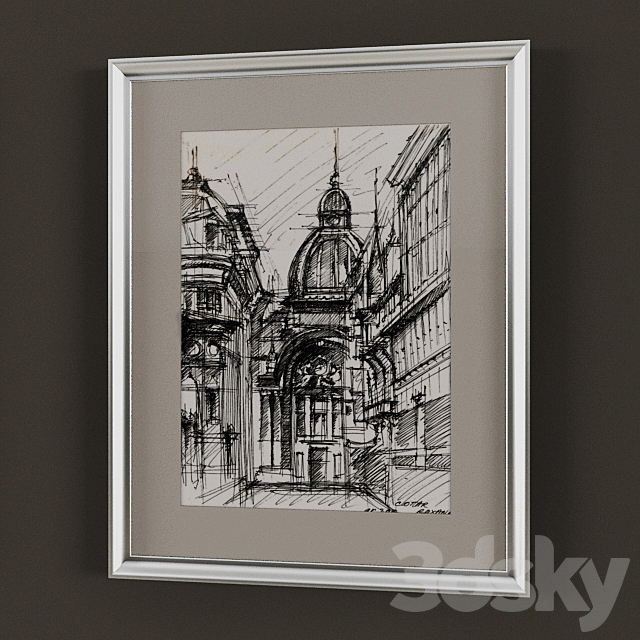 Drawing_frames_by_RoxanaCotar - Frame - 3D Models