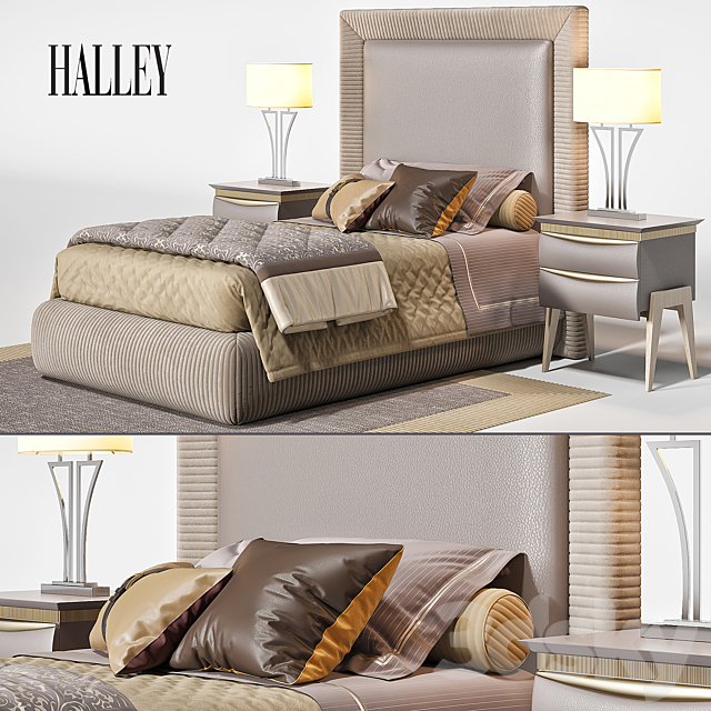 Bed Alex Halley J Collection 3D Max - 3DMAXTER