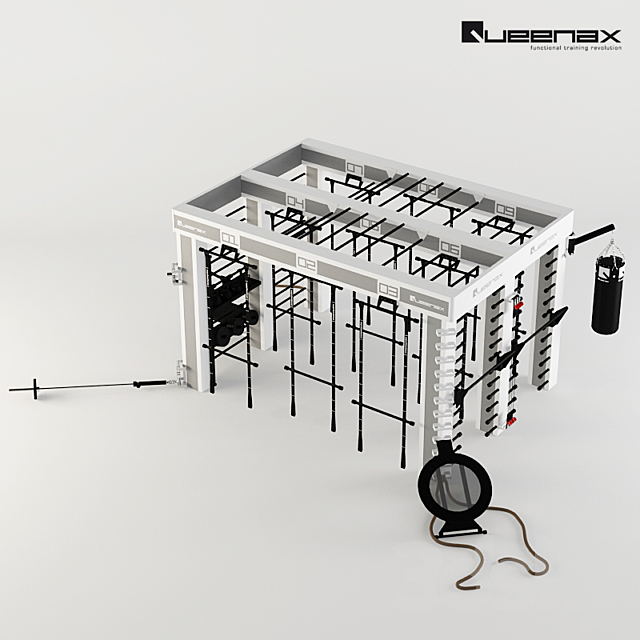 Precor Queenax Functional Training 3D Max - 3DMAXTER