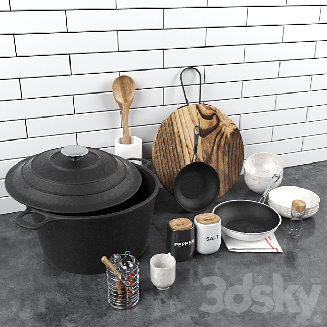 DUKA kitchen set - Other kitchen accessories - 3D Models