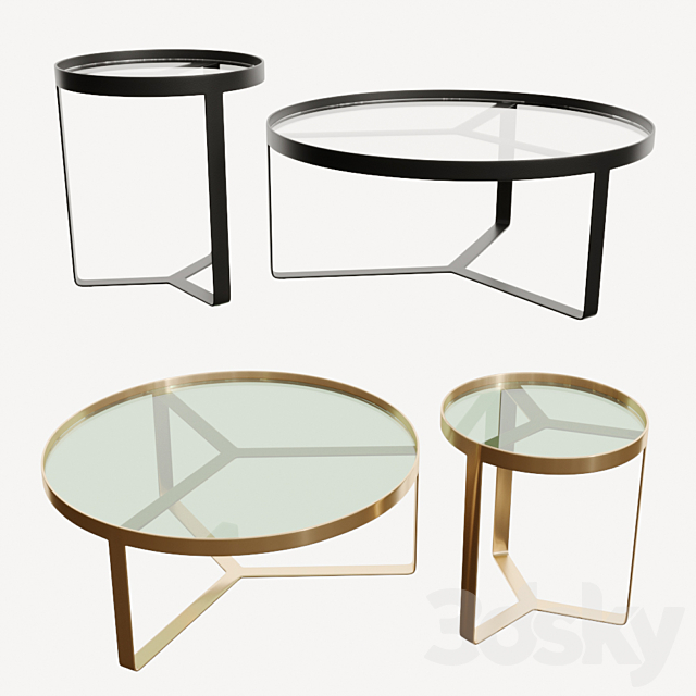 Made Aula coffe tables 3D Max - 3DMAXTER