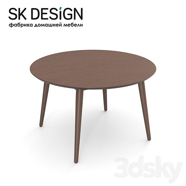 OM Dining table Fjord D120 - Table - 3D Models