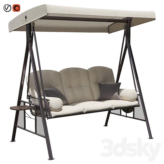 Garden Swing Garden Way Z003 3D Max - 3DMAXTER