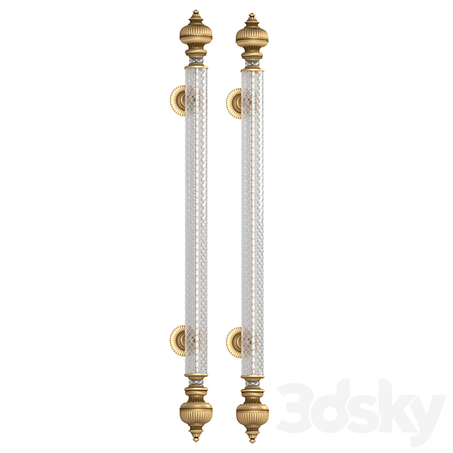 Classic door handle 3D Max - 3DMAXTER