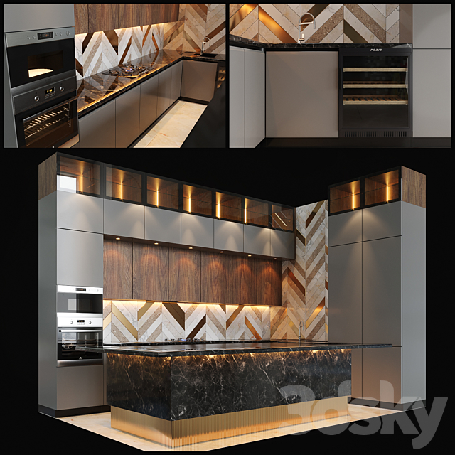 Kitchen - No.25 3D Max - 3DMAXTER