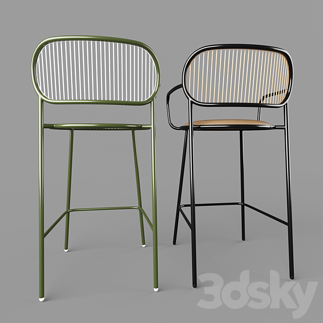 Piper bar chair - Chair - 3D Models