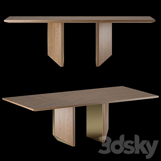 Dining table HOLL OUTLINE - No.2 3D Max - 3DMAXTER
