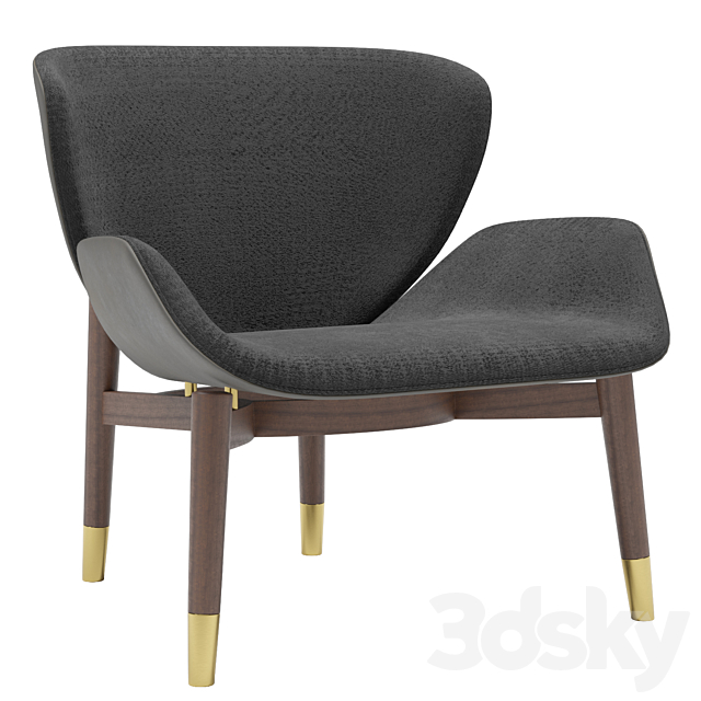 Baxter jorgen armchair - Arm chair - 3D Models