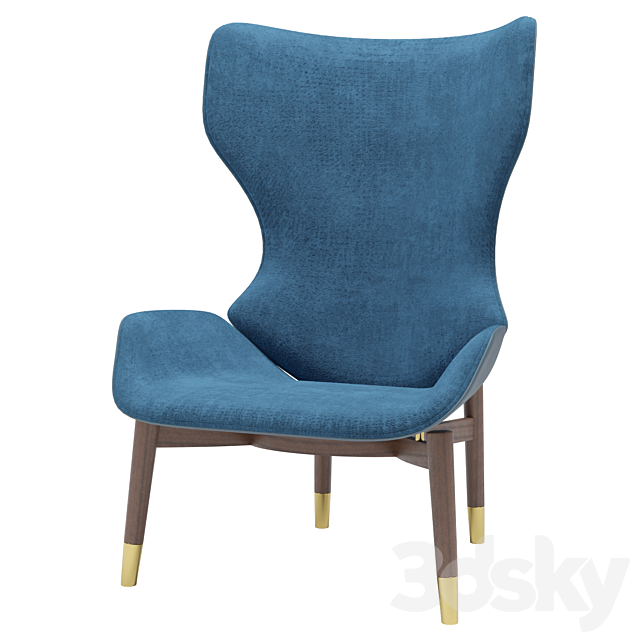Baxter jorgen armchair - Arm chair - 3D Models