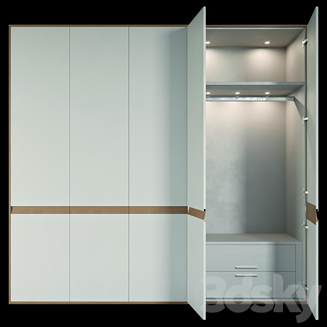 Lunis wardrobe by Hulsta - No.2 3D Max - 3DMAXTER