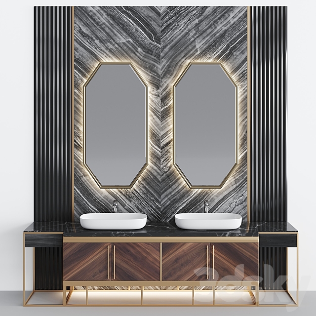 Bathroom Set BS24 3D Max - 3DMAXTER