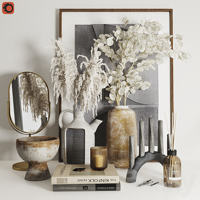 Decorative set 24 3D Max - 3DMAXTER