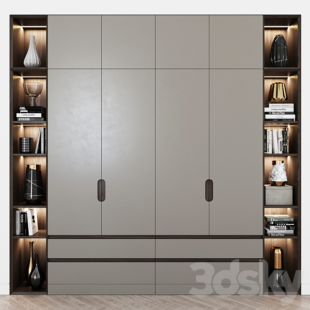 Contemporary wardrobe 11 3D Max - 3DMAXTER