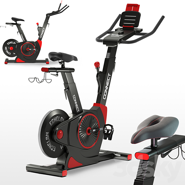 exercise bike echelon ex3 connect 3D Model 3DSKY Decor Helper