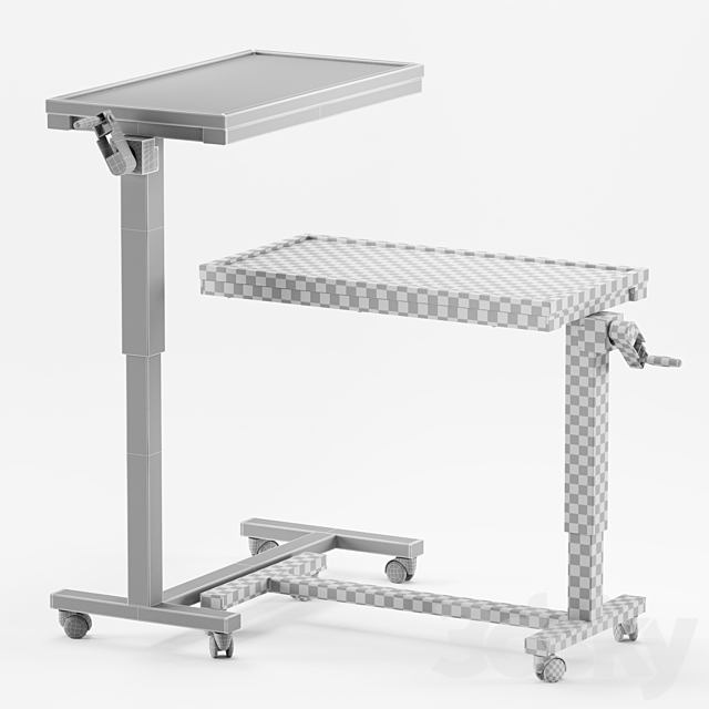 ADJUSTABLE CARDIAC TABLE - Hospital Equipment 20 - Other - 3D Models