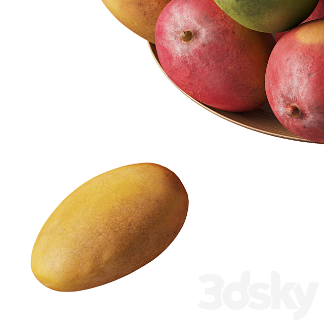 Mango. 6 models - Food and drinks - 3D Models