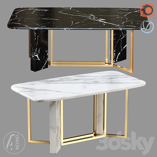 Table Marble MClassic TB-0022 3D Max - 3DMAXTER