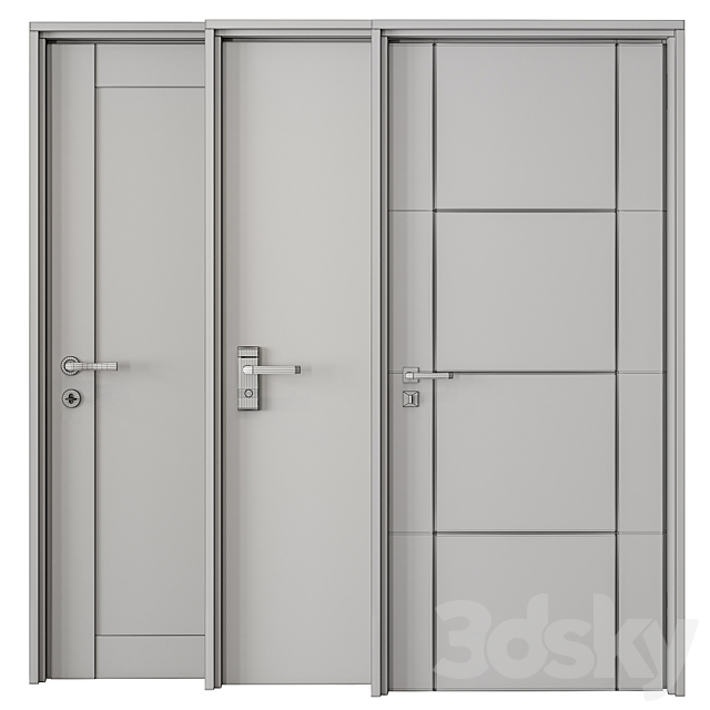 Doors Set 57 - Doors - 3D Models