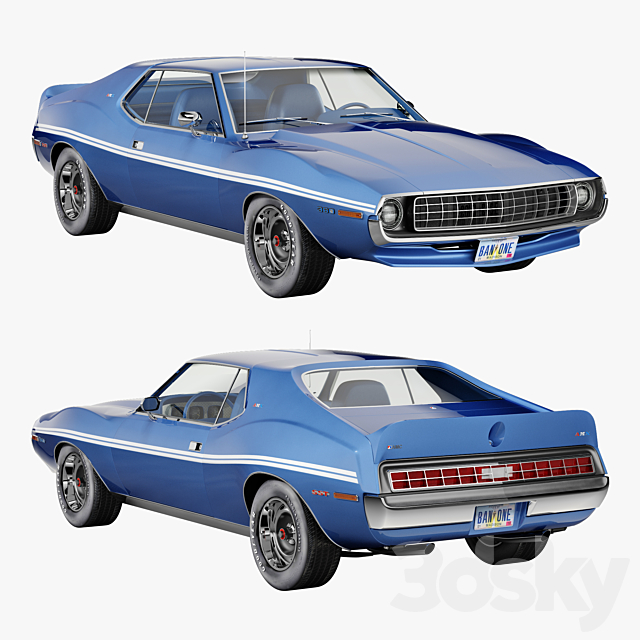 AMC AMX SST-1972 - Transport - 3D Models