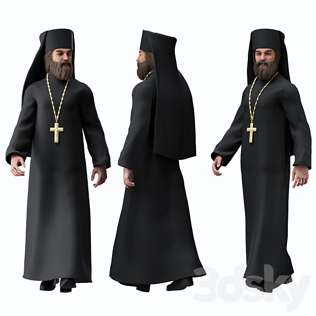 Priest - Creature - 3D Models