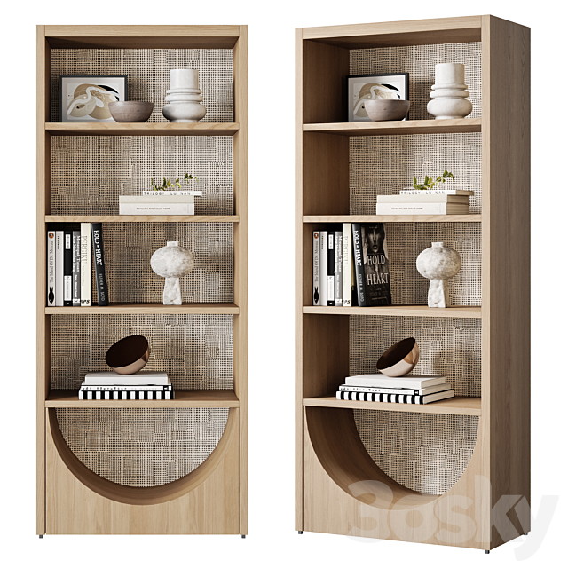 Helms Bookcase 3D Max - 3DMAXTER