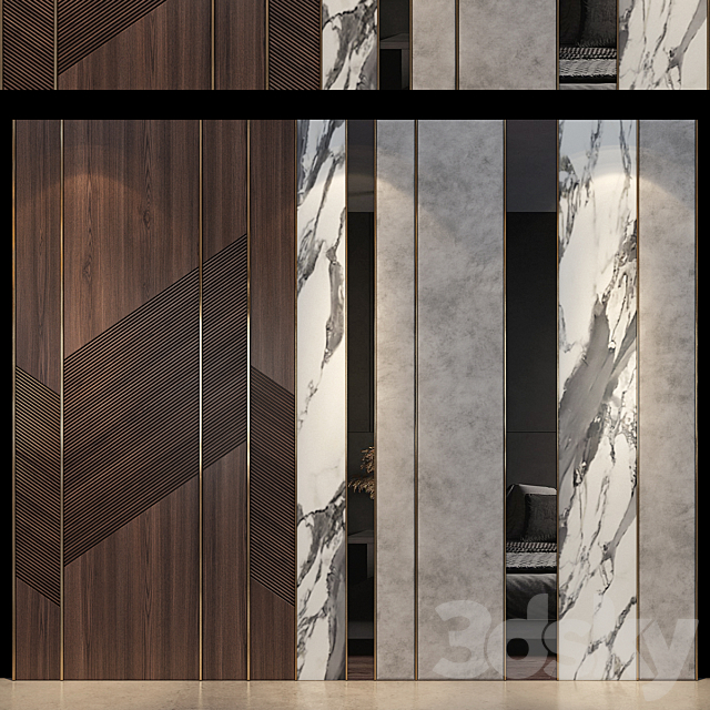 wall panels | set 171 3D Max - 3DMAXTER