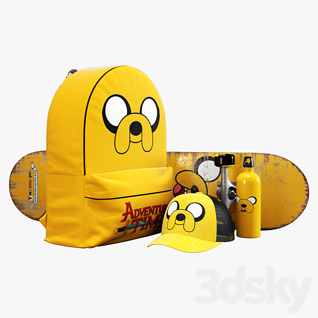 decorative set adventure time Jake 3D Max - 3DMAXTER