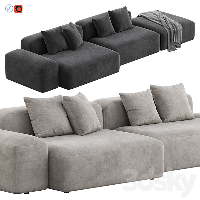 Plus Modular Sofa by Lapalma Set 2 - No.2 3D Max - 3DMAXTER