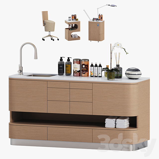 KIWI Nilo Furniture for Spa salona Ninfea 3D Max - 3DMAXTER